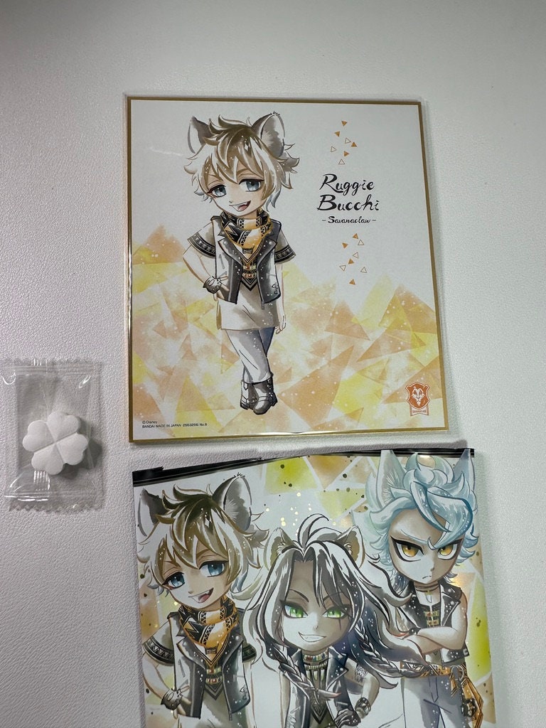 Twisted Wonderland Shikishi Board With Candy Savanaclaw Ruggie Bucchi ...