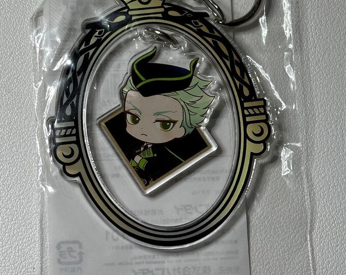 Twisted Wonderland Yura Yura Acrylic Key Holder Diasomnia Sebek Zigvolt ...