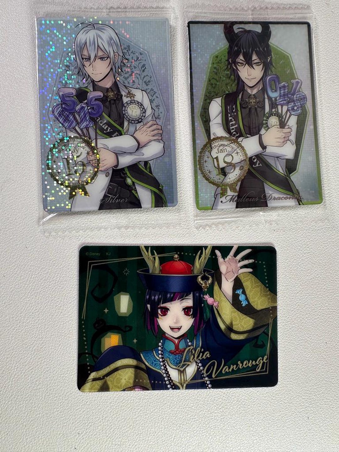 Twisted Wonderland Union Birthday Scary Dress Card Diasomnia Set ...