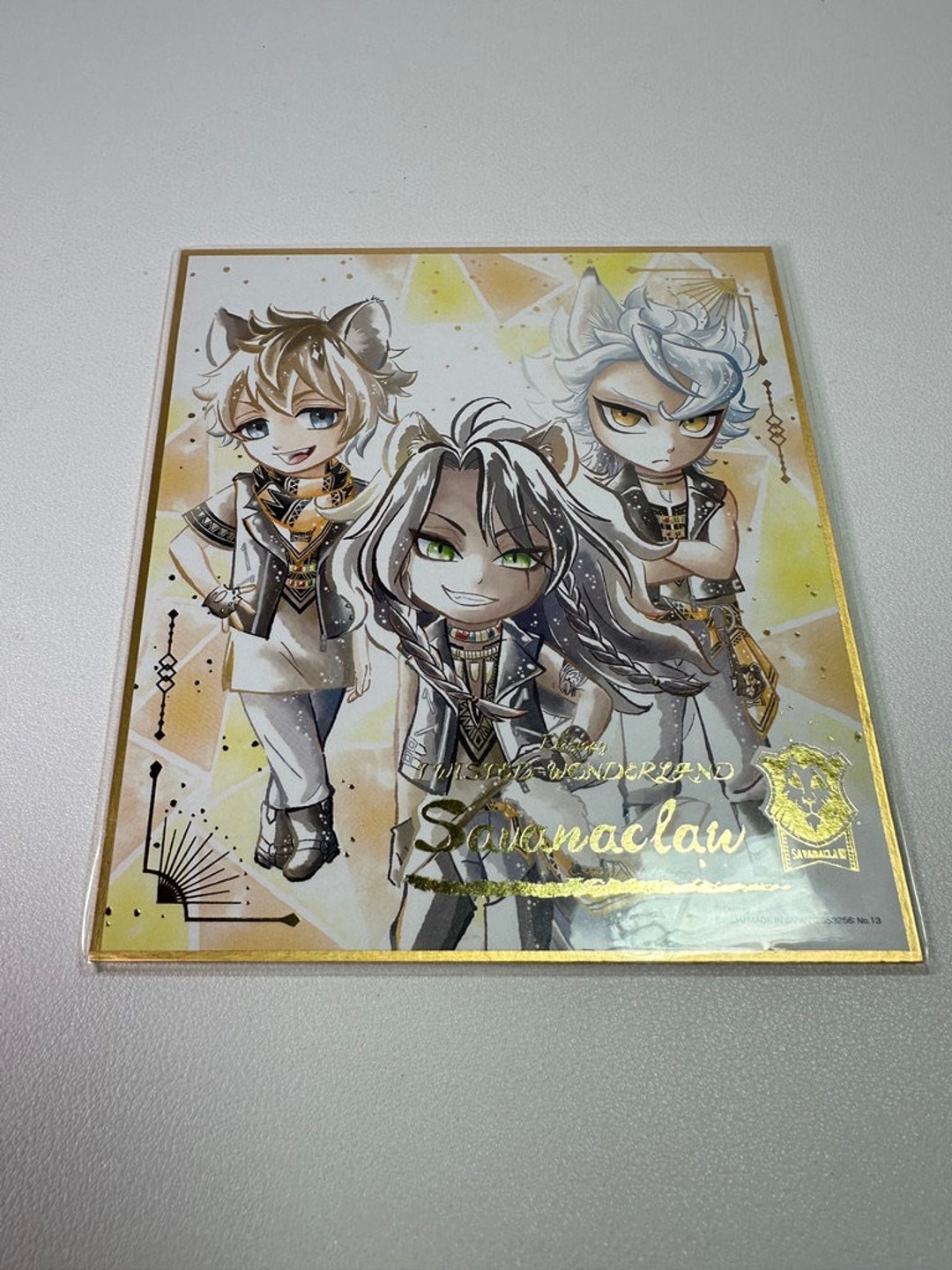 Twisted Wonderland Shikishi Board Savanaclaw Leona Kingscholar Ruggie ...