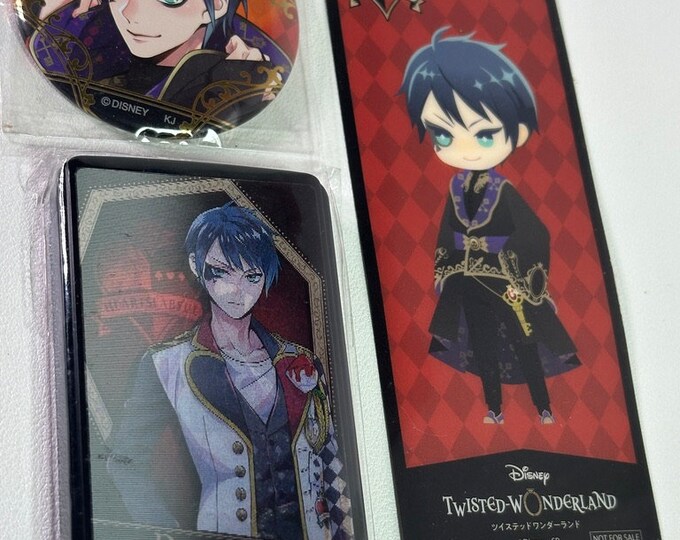 Twisted Wonderland Heartslabyul Deuce Spade Bookmark Pill Case Can ...