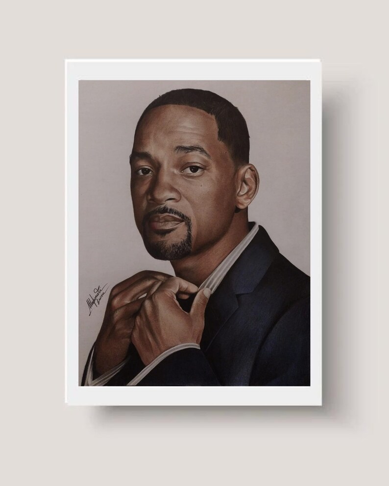 Pencil Drawing of Will Smith to Download and Print in All Formats - Etsy