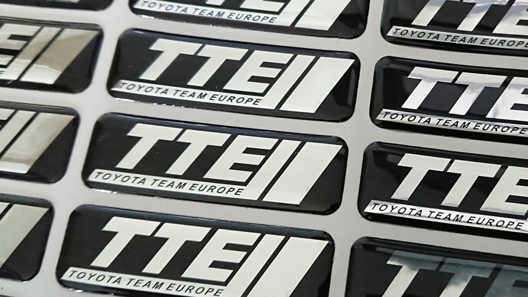 TTE Gel Stickers/labels/badges 49x15mm for Toyota Corolla, Lexus - Etsy