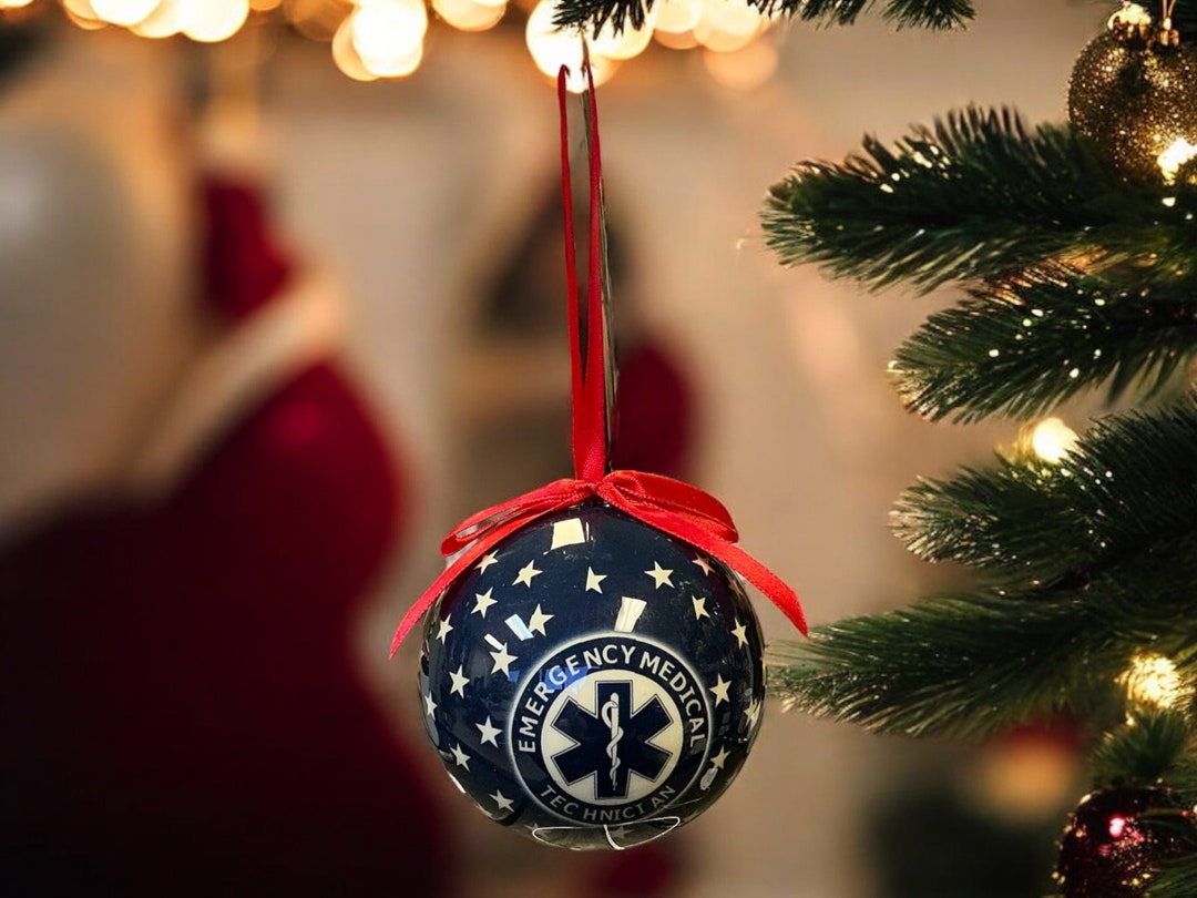 EMT Christmas Ornament, Wreath Embellishments - Etsy