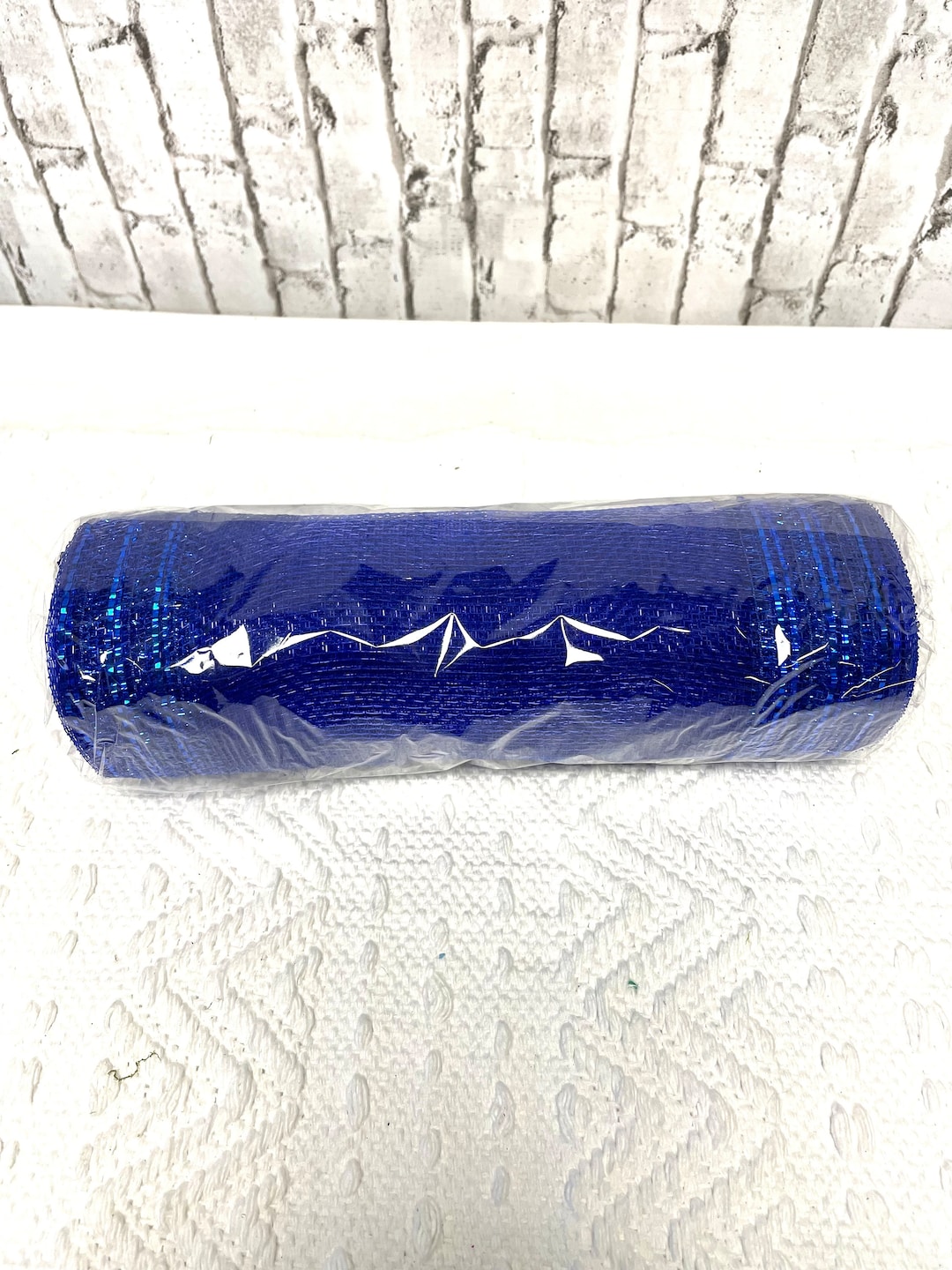 RY850725, Royal Blue Border Stripe Mesh, Royal Blue Mesh, Everyday Mesh ...