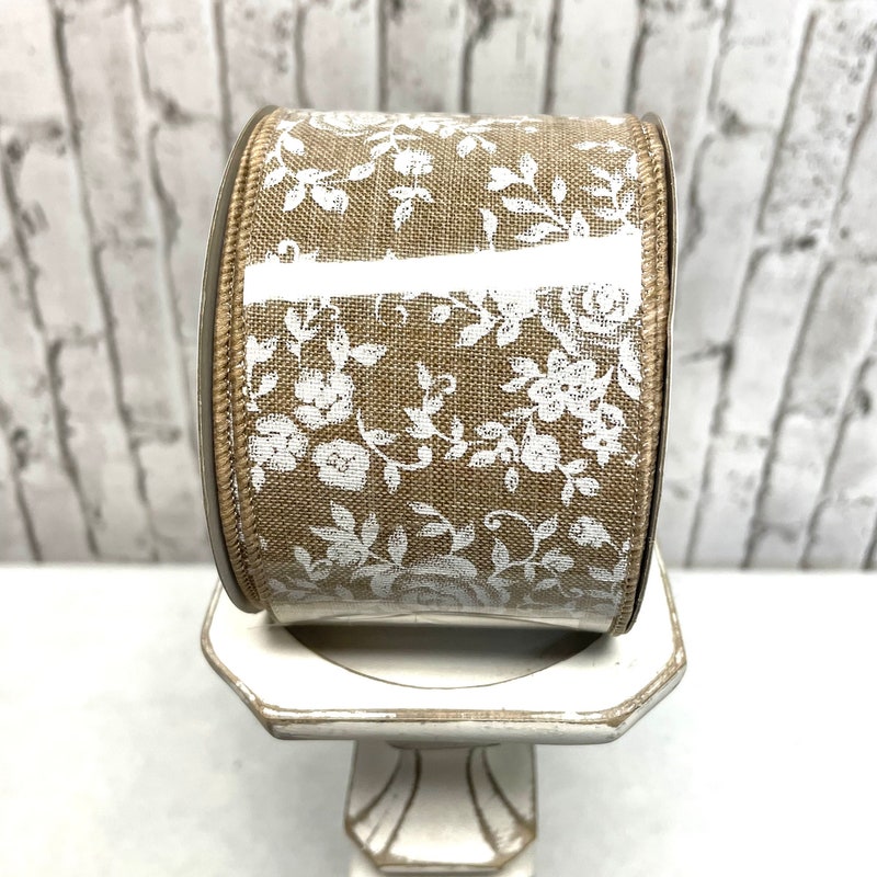 Natural Burlap Rose - Etsy