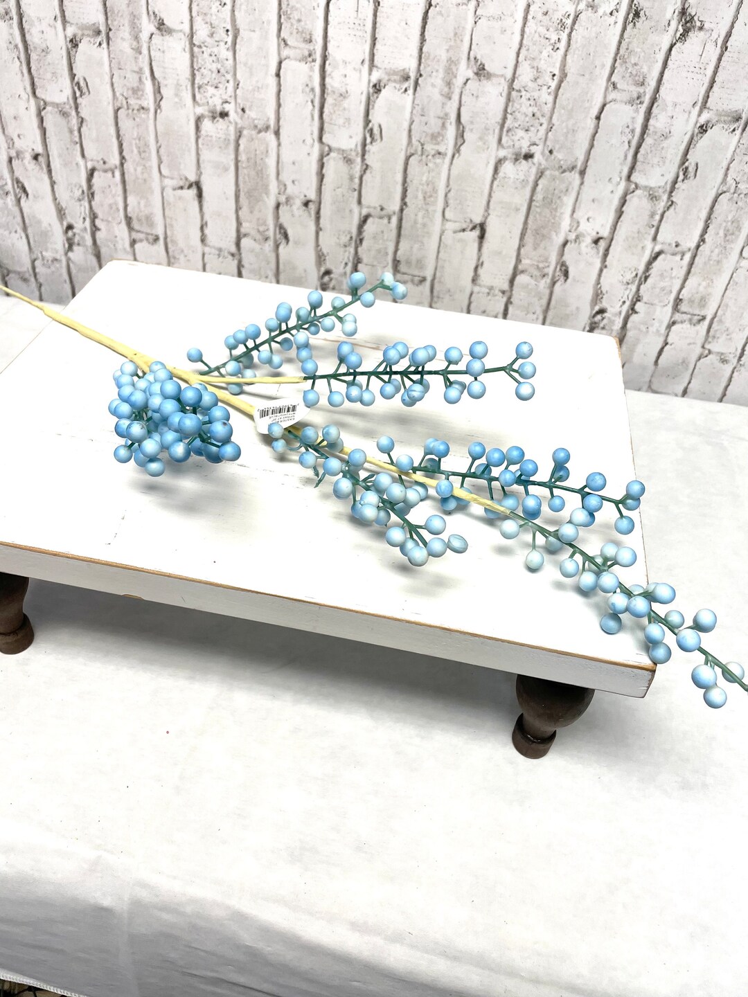 Blue Berry Spray, MTF24097, Easter Berry Spray, Berry Spray, Everyday ...