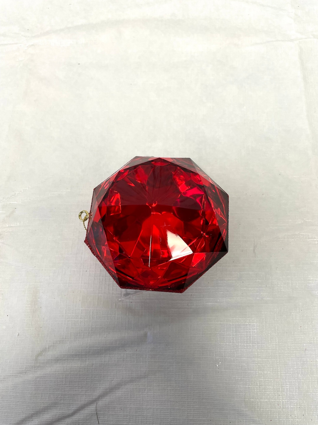 Red Jewel, 4 Inch Red Jewel, Red Jewel Embellishment, Jewel Attachment ...