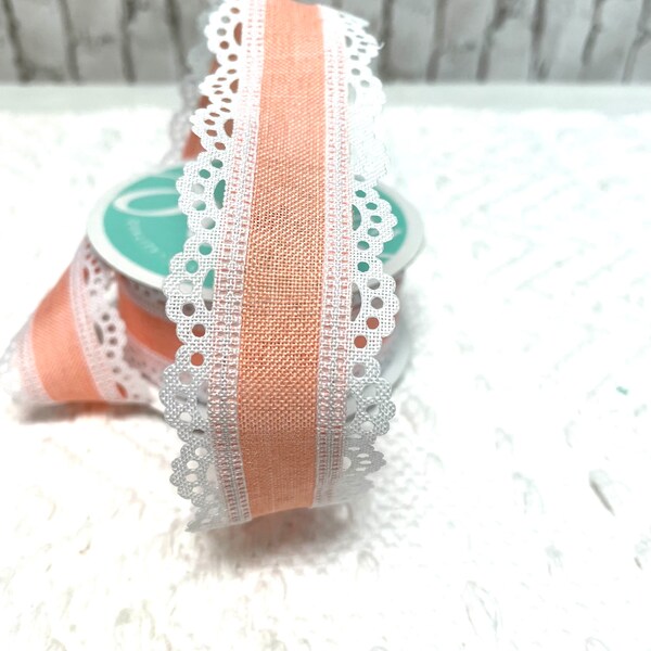 Peach Ribbon - Etsy