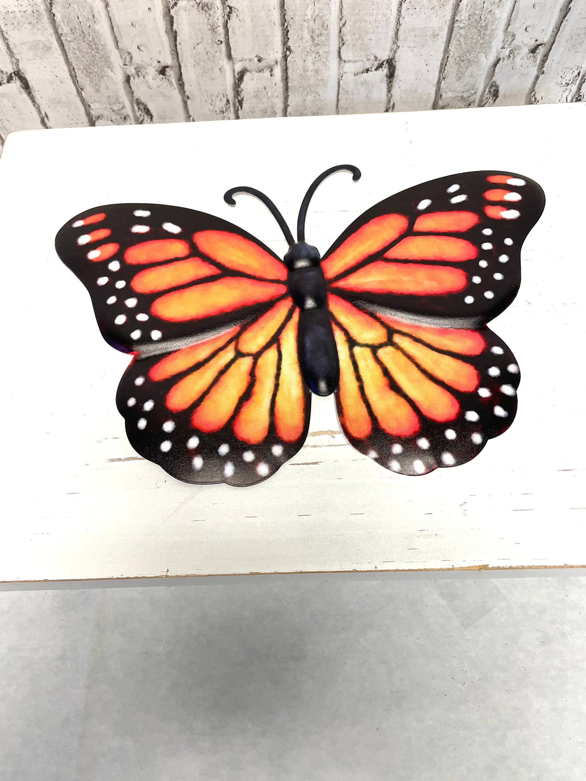 Monarch Butterfly Sign, Metal Monarch Butterfly Sign, Butterfly Sign ...