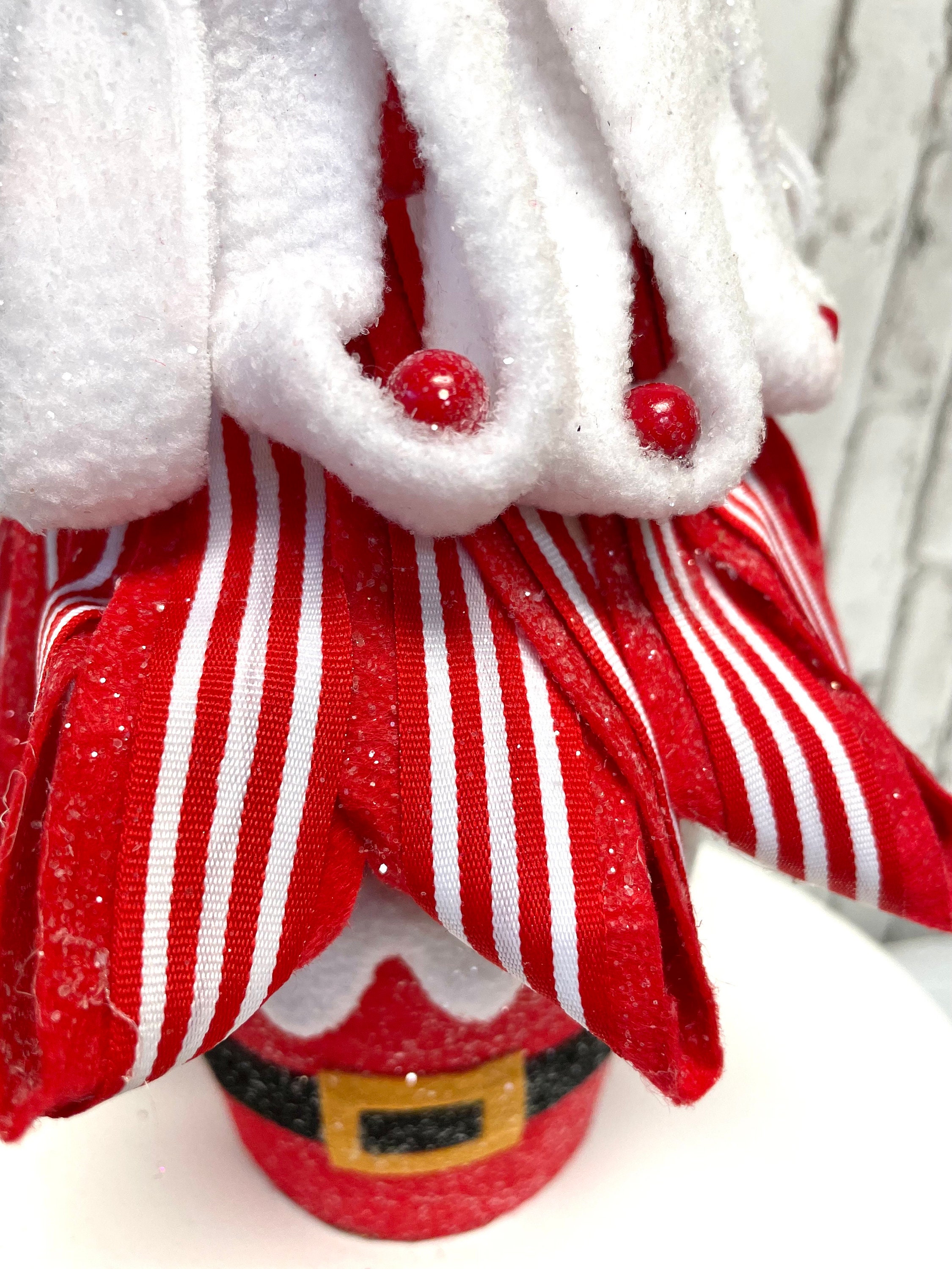Decor Ribbon Christmas Tree Peppermint - Etsy