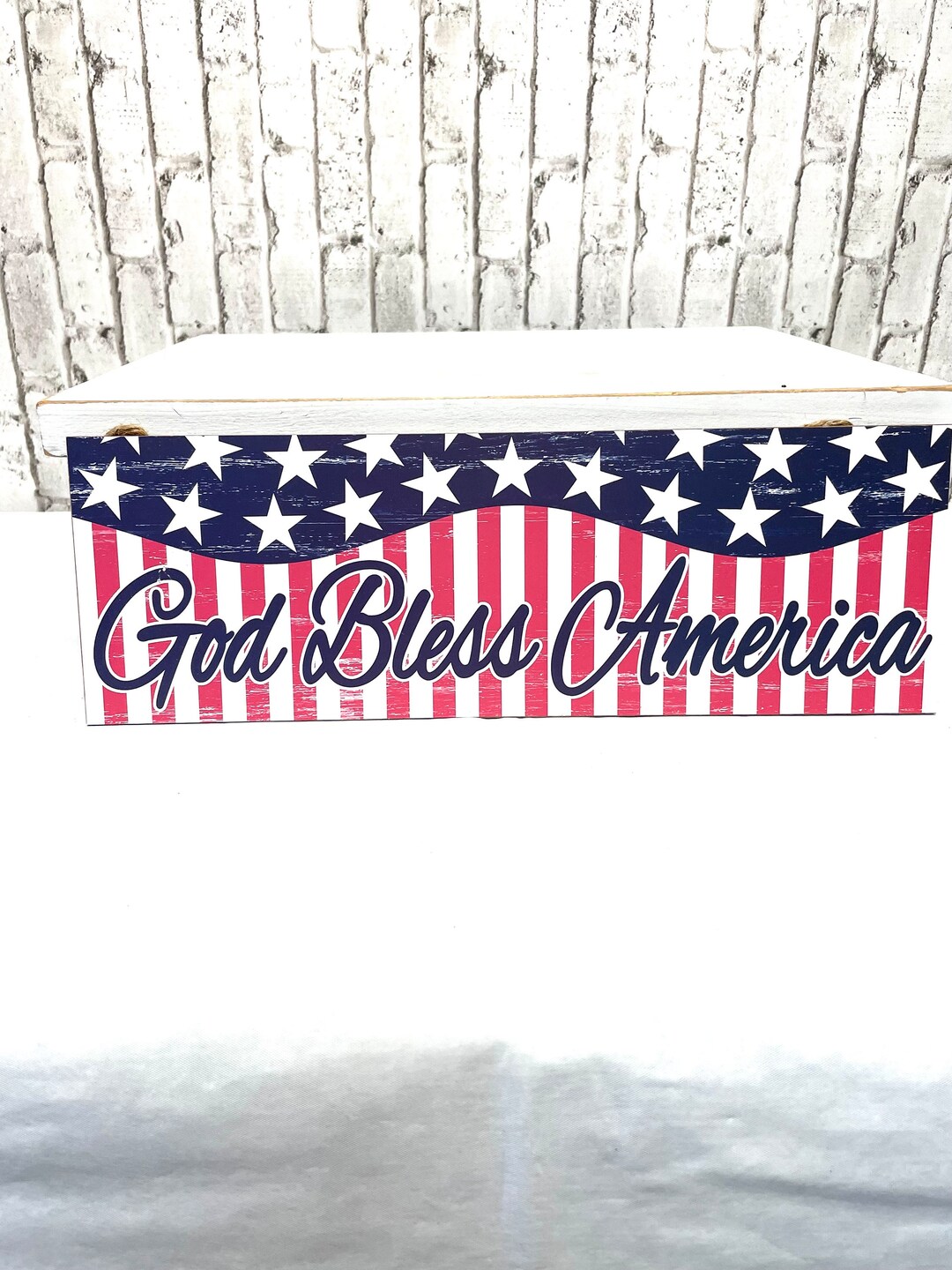 Patriotic Sign, AP804936, American Sign, God Bless America Sign, Wreath ...