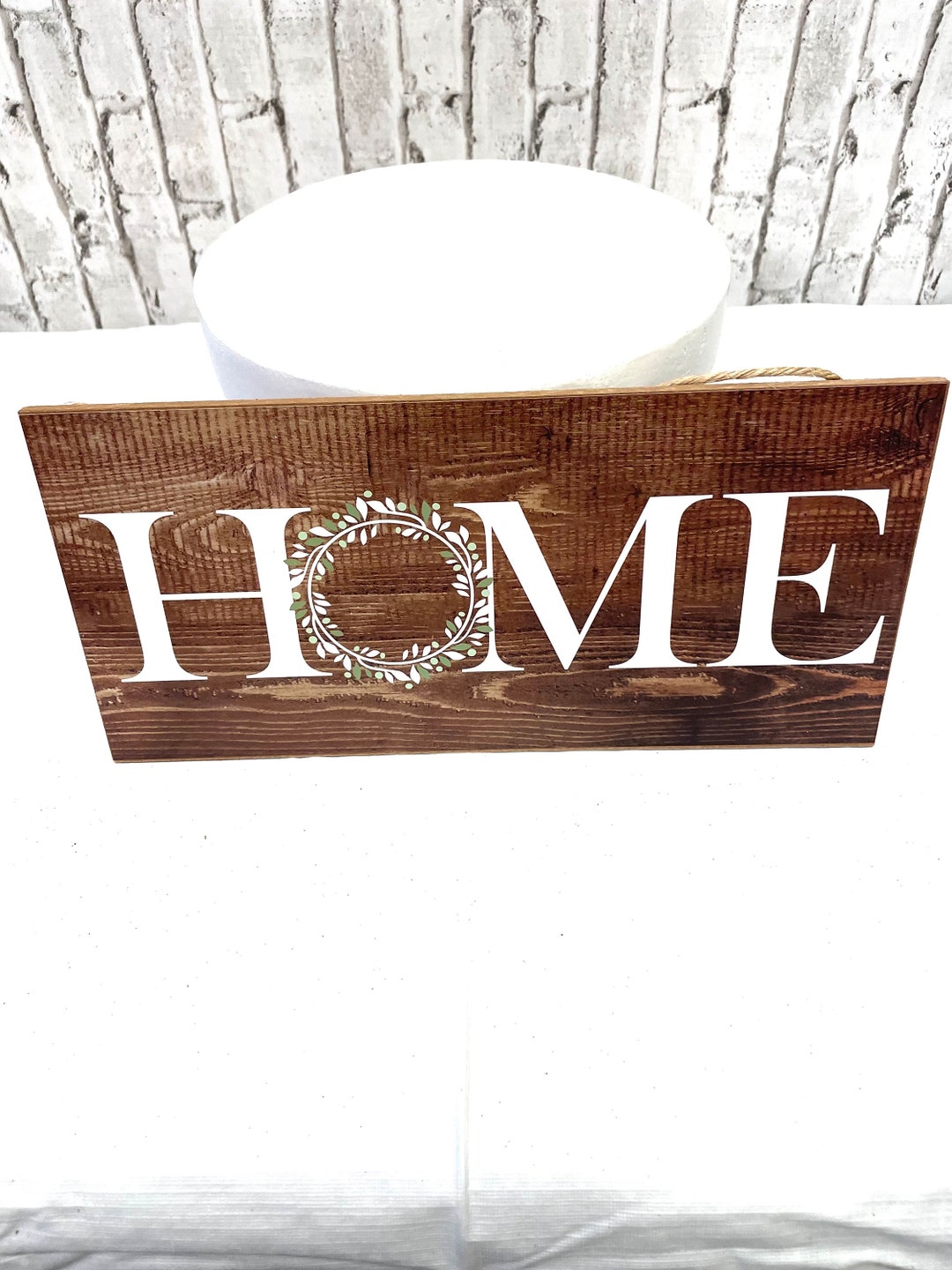 Home Wreath Sign, Everyday Home Sign, AP8311, Everyday Wreath Sign - Etsy