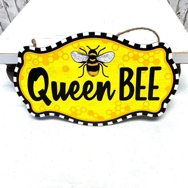 Queen Bee Sign - Etsy