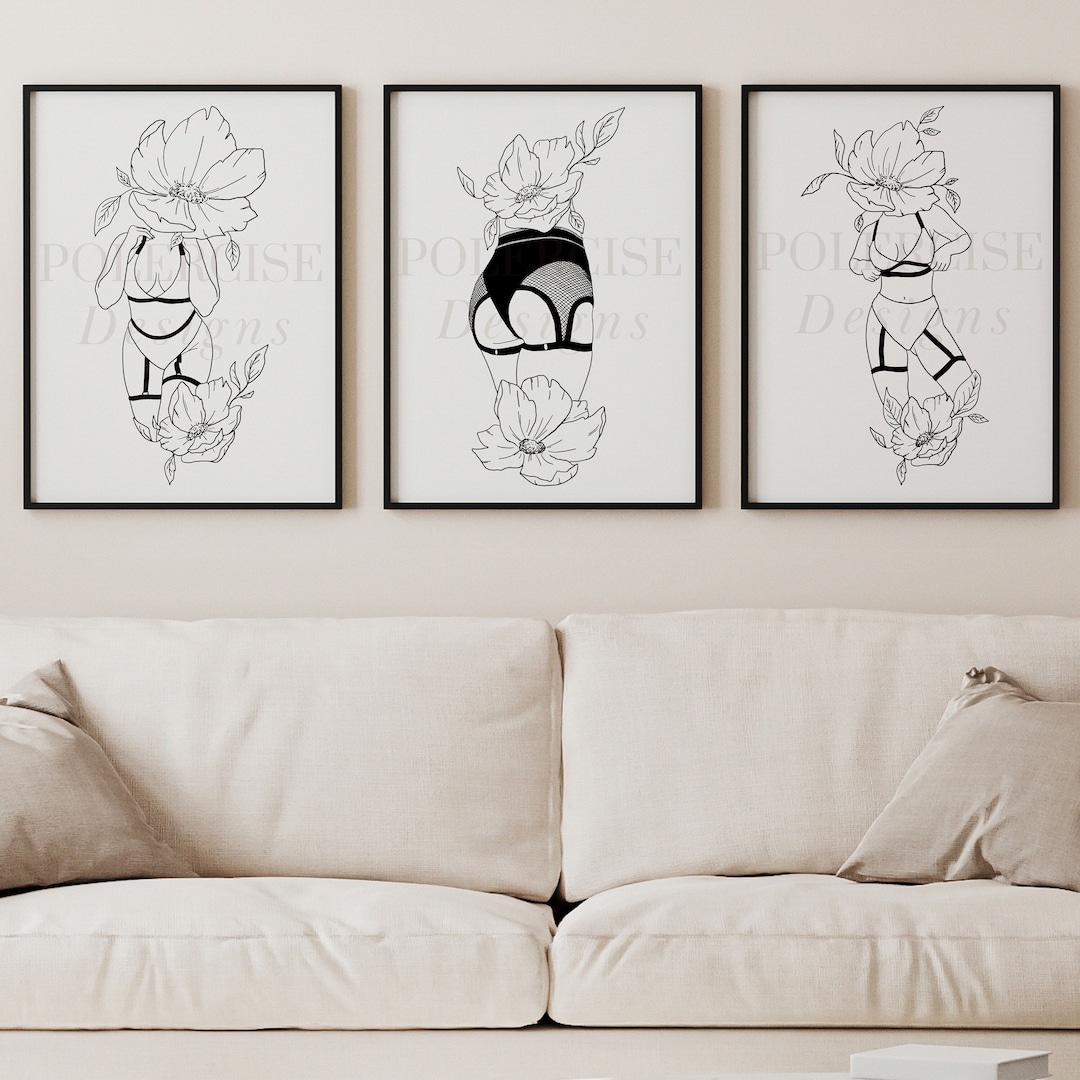 Woman Bum Wall Art Woman Booty Art Printable Woman Body Home Decor ...
