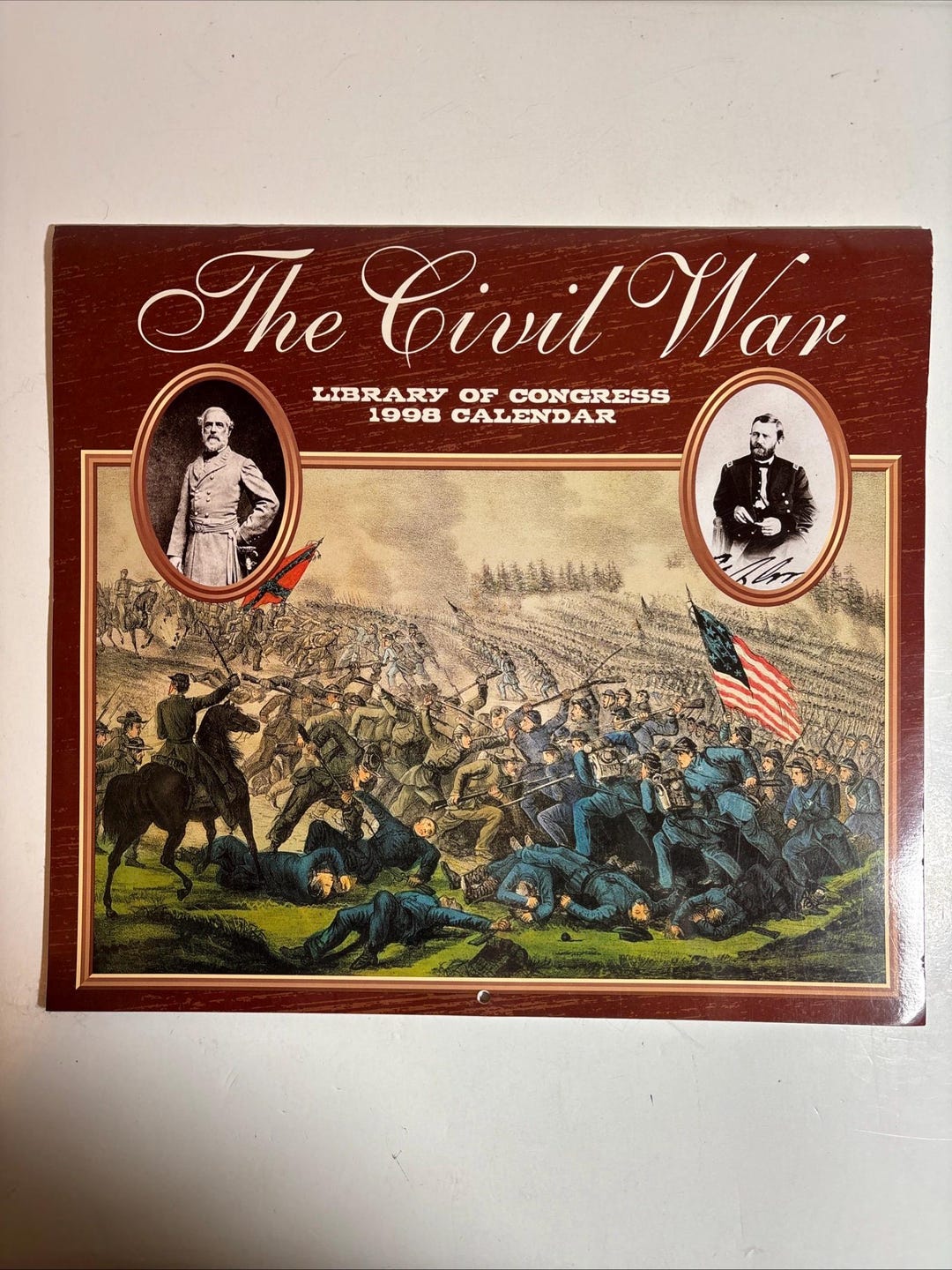 Vintage 1998 Calendar THE CIVIL WAR, Library of Congress, No Marks or ...