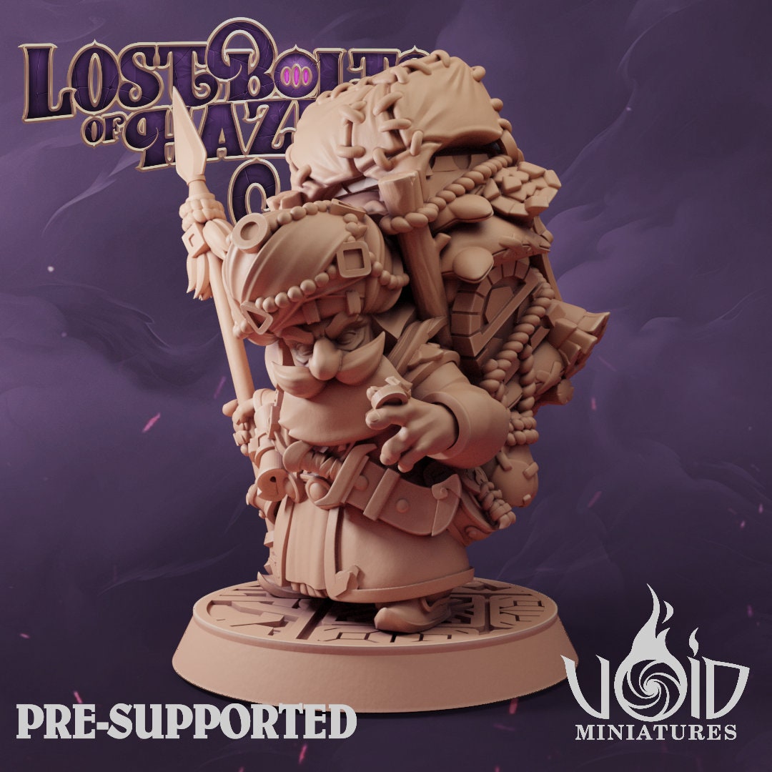 Lost Bolts of Hazim Merchant Dwarf Male 2 Void Miniatures - Etsy