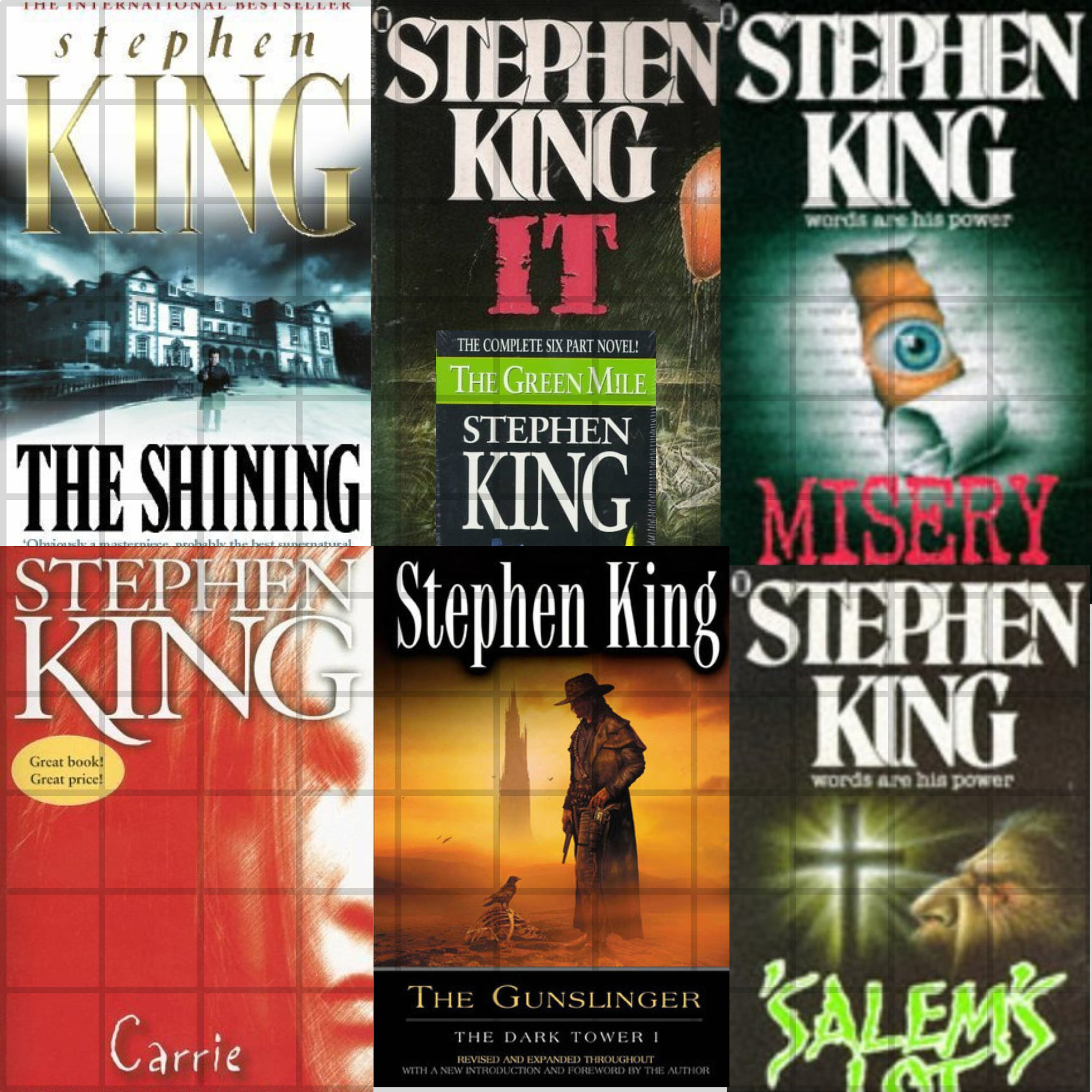 Stephen King Book Covers