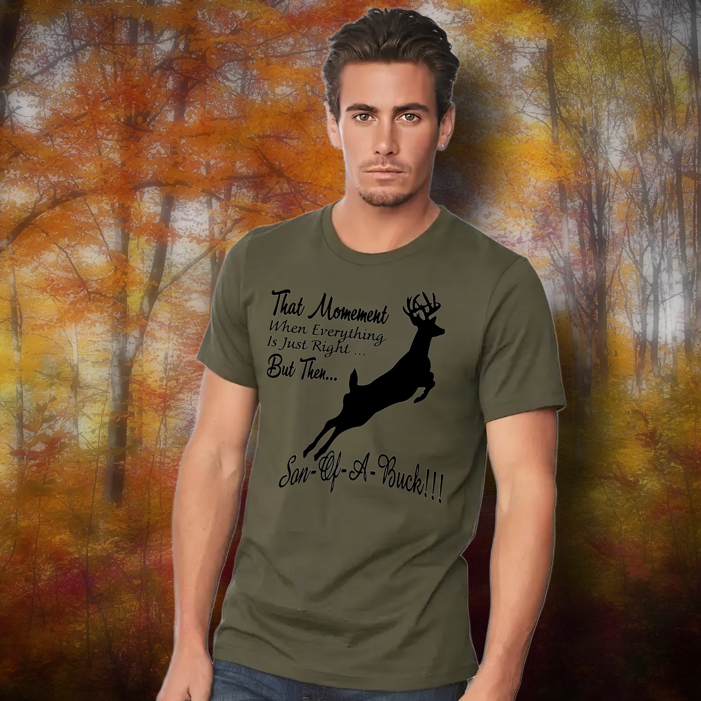 Funny Deer Hunting Tshirt Great Christmas Hunter Gift Sarcastic Pun ...