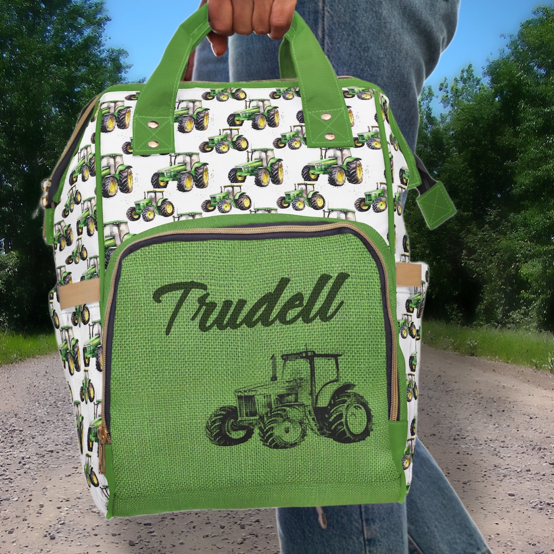 PERSONALIZED Tractor Farming Backpack, Farm Tractor Diaper Bag, Farm ...
