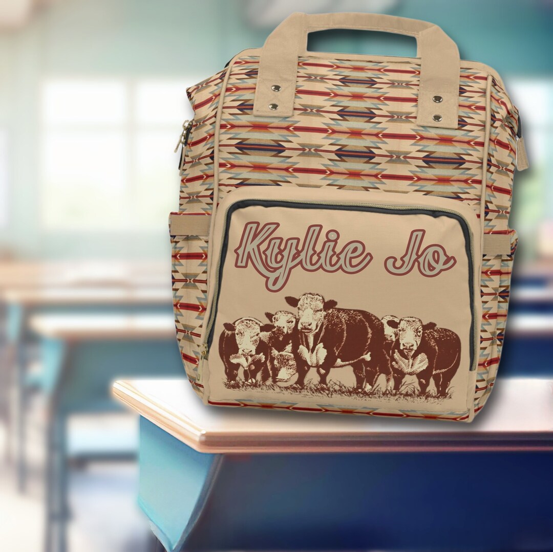PERSONALIZED Back to School Western Backpack, Punchy Custom Name Book ...