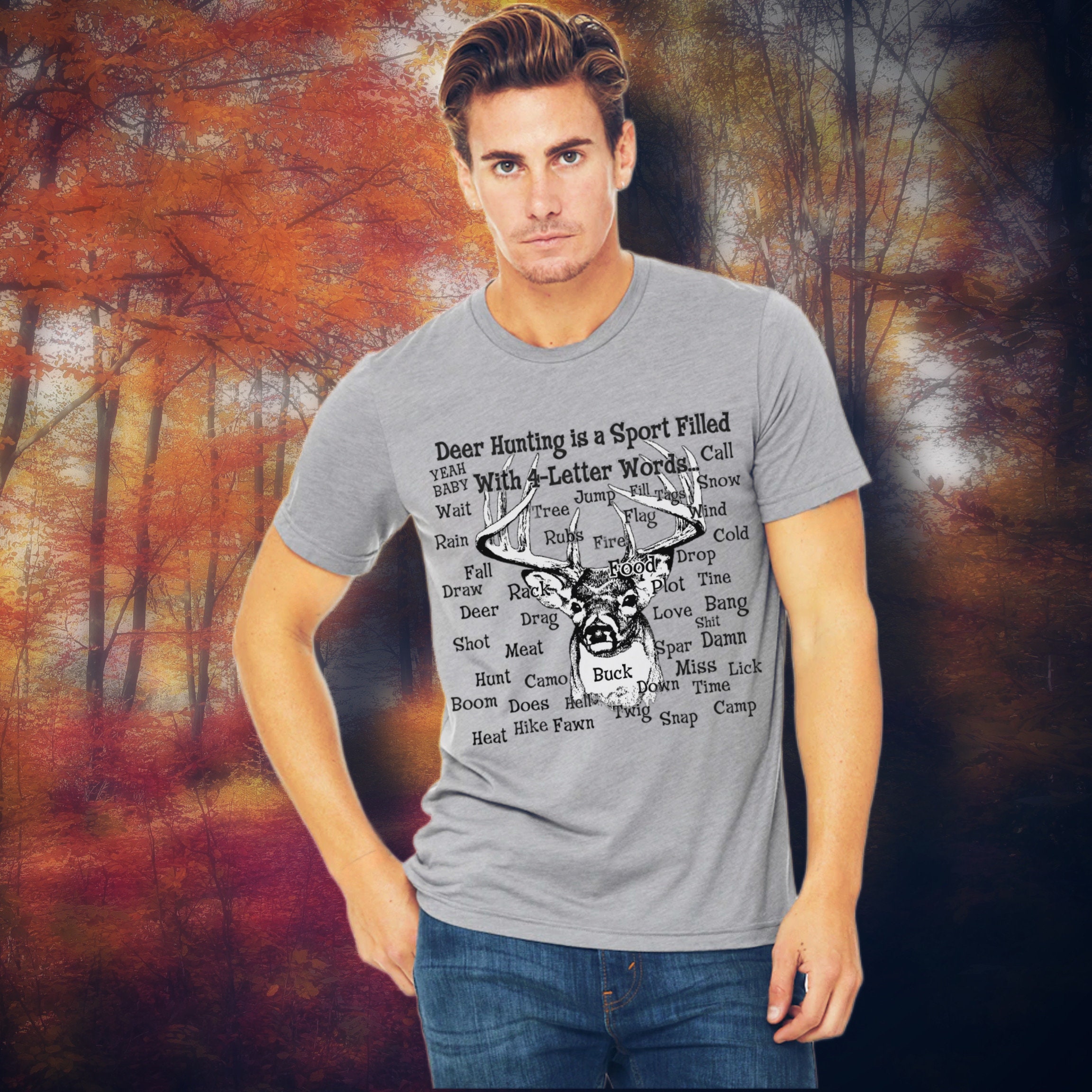 Deer Hunter Tshirt Deer Hunting Christmas Gift for Hunter - Etsy