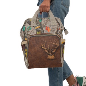 PERSONALIZED Back to School Deer Hunter Backpack, Whitetail Deer Camo ...