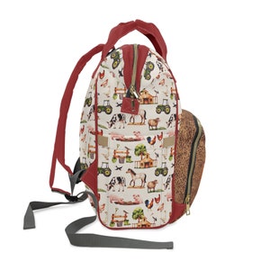 PERSONALIZED Farm Animals Backpack, Farm Animals Diaper Bag, Farm ...