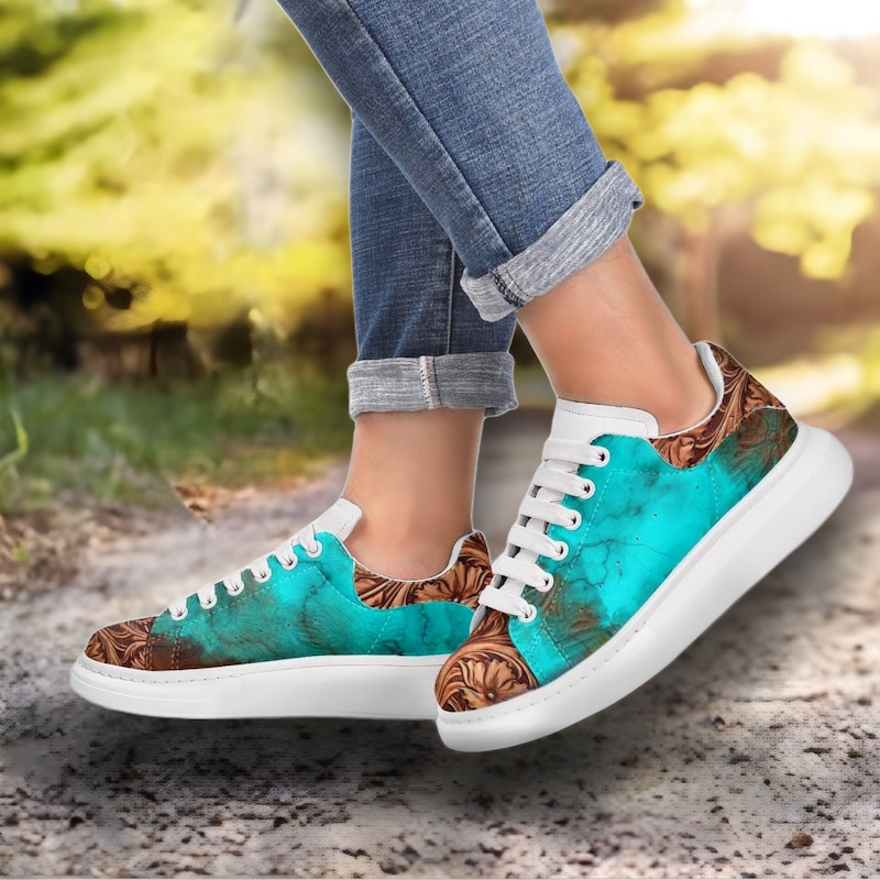 Turquoise Shoes - Etsy
