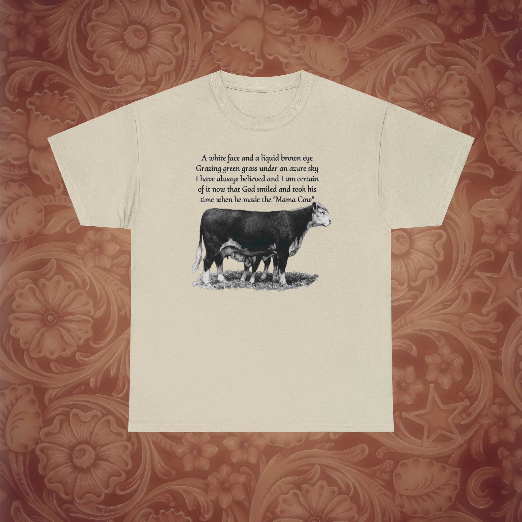 Western Cow Tshirt, Hereford Shirt, Gift for Cow Lover, Cattle Shirt ...