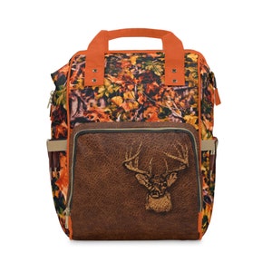 PERSONALIZED Deer Hunter Backpack or Diaper Bag Whitetail Deer Blaze ...
