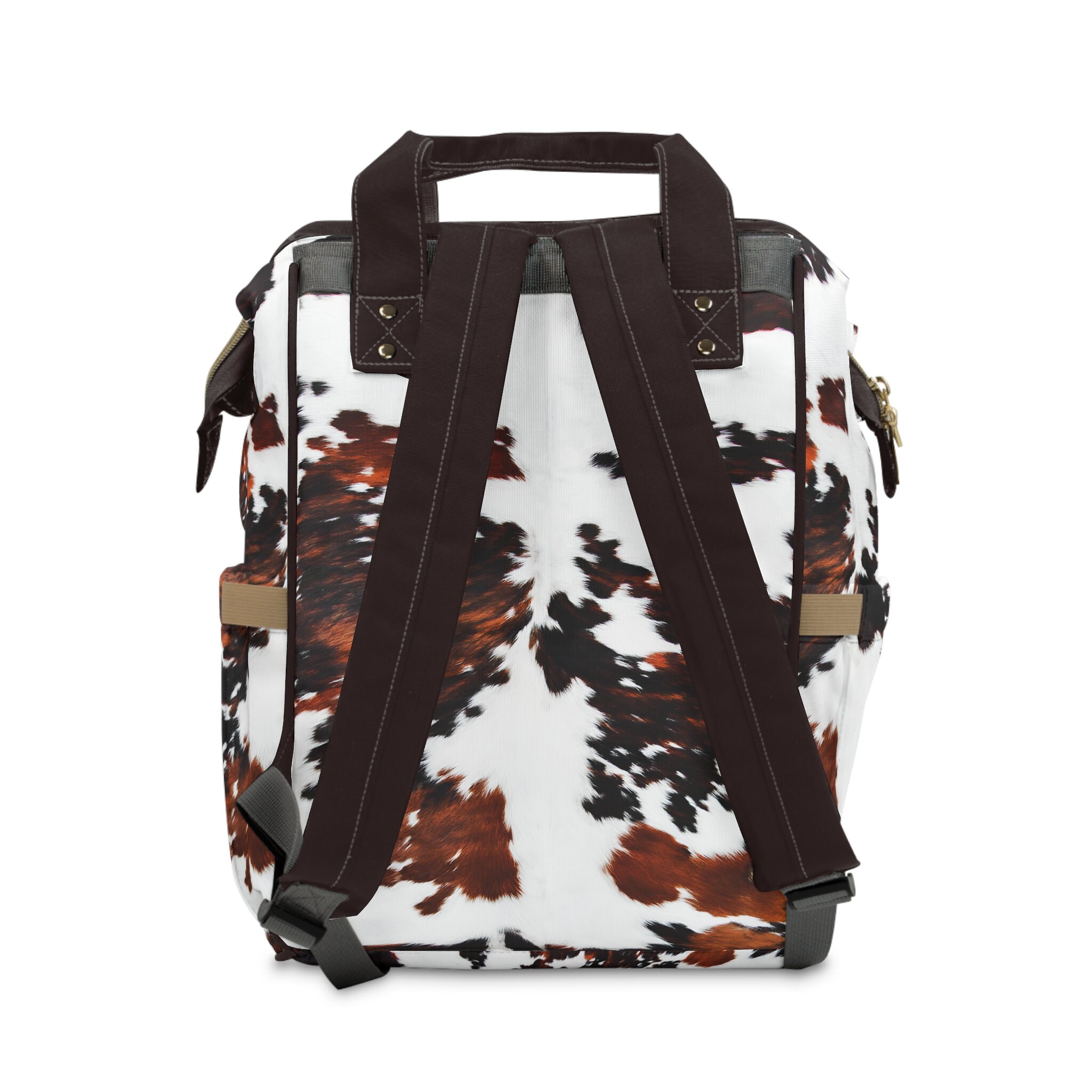 Personalized Western Backpack or Diaper Bag, a Hair-on Cowhide & Carved ...