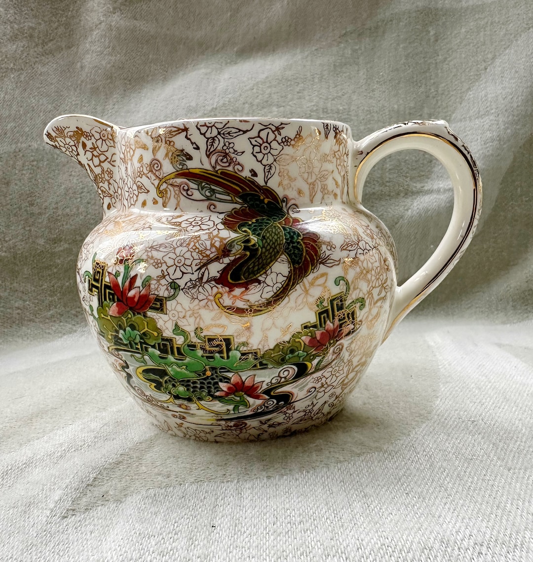 Antique China Jug “hainan” Pattern - Etsy