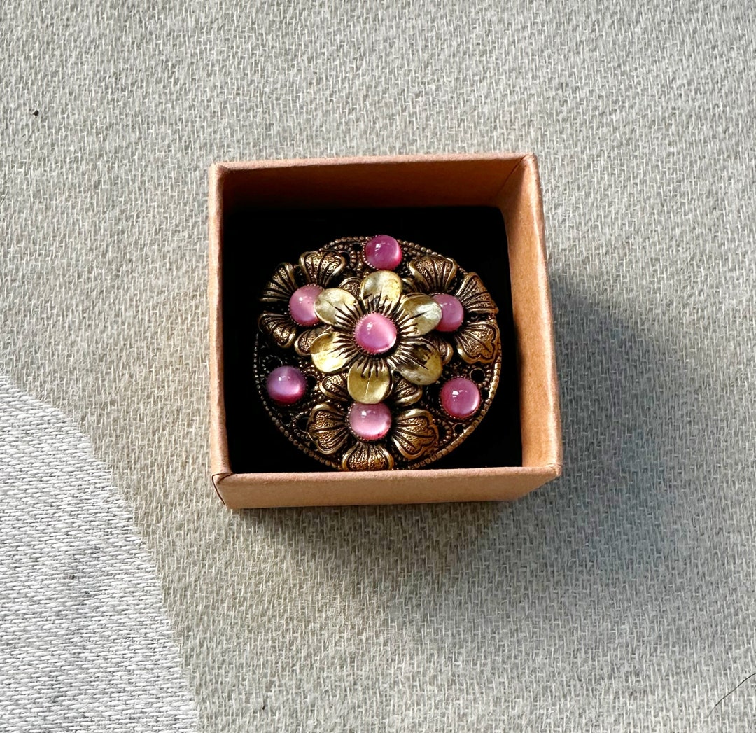 Vintage Scarf Ring - Etsy