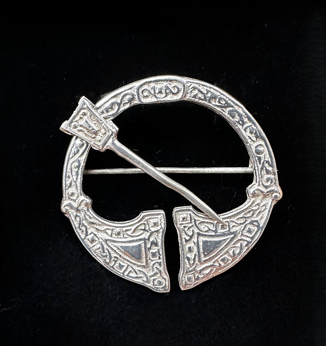 Vintage Scottish Silver Pennanular Brooch - Etsy