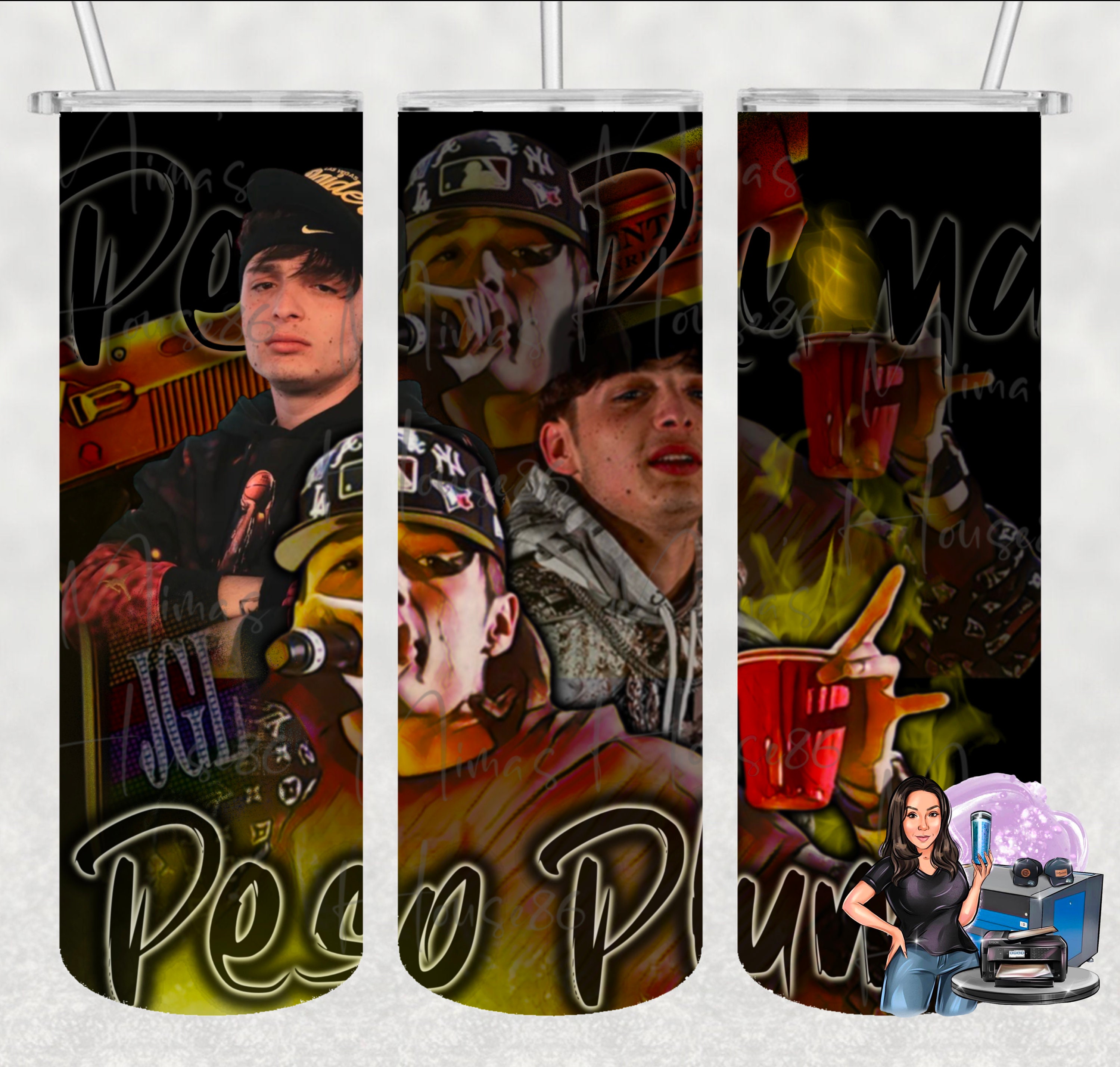 Peso Pluma 20oz Tumbler Sublimation PNG - Etsy Hong Kong