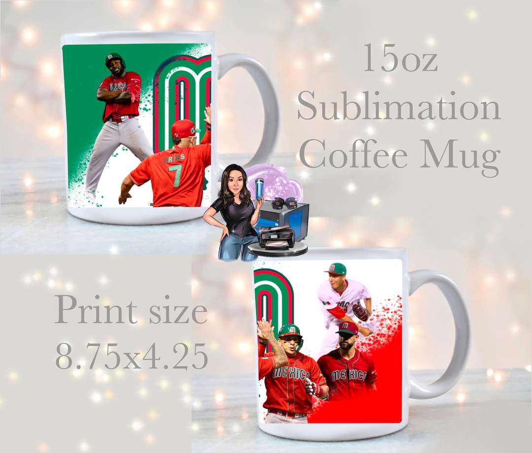 Mexico Baseball Team 15oz Sublimation Mug PNG - Etsy