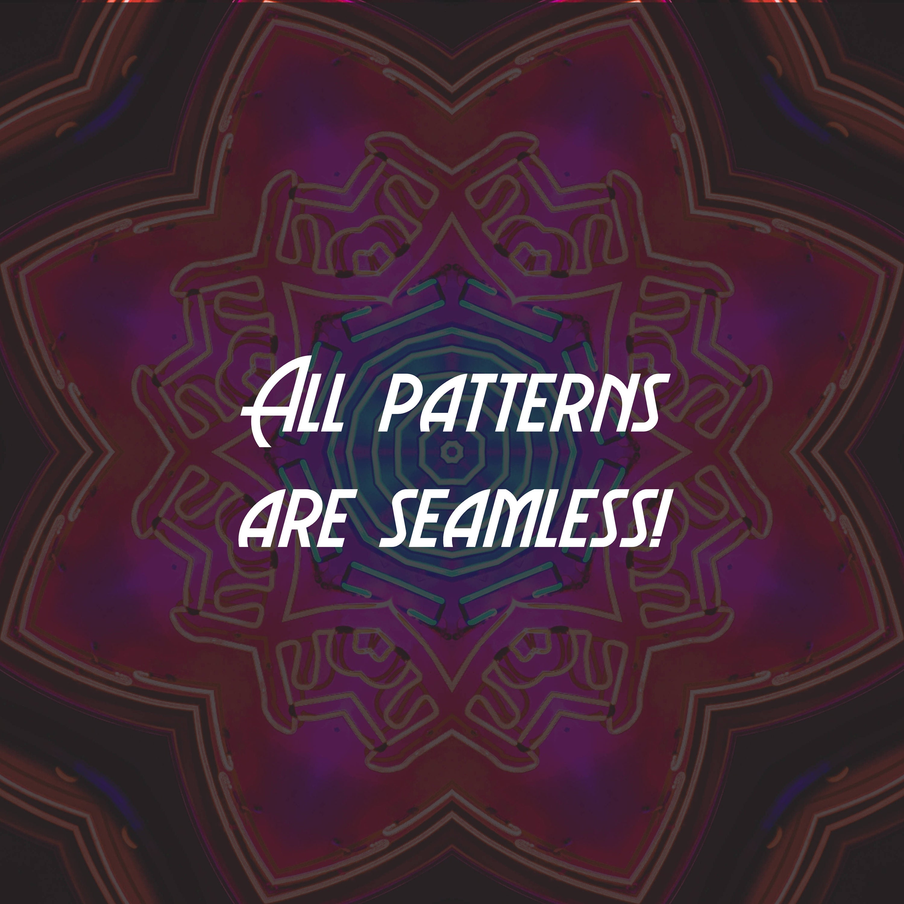 Neon Lights Collection 1 Digital Paper - Scrapbook Paper - Decoupage ...
