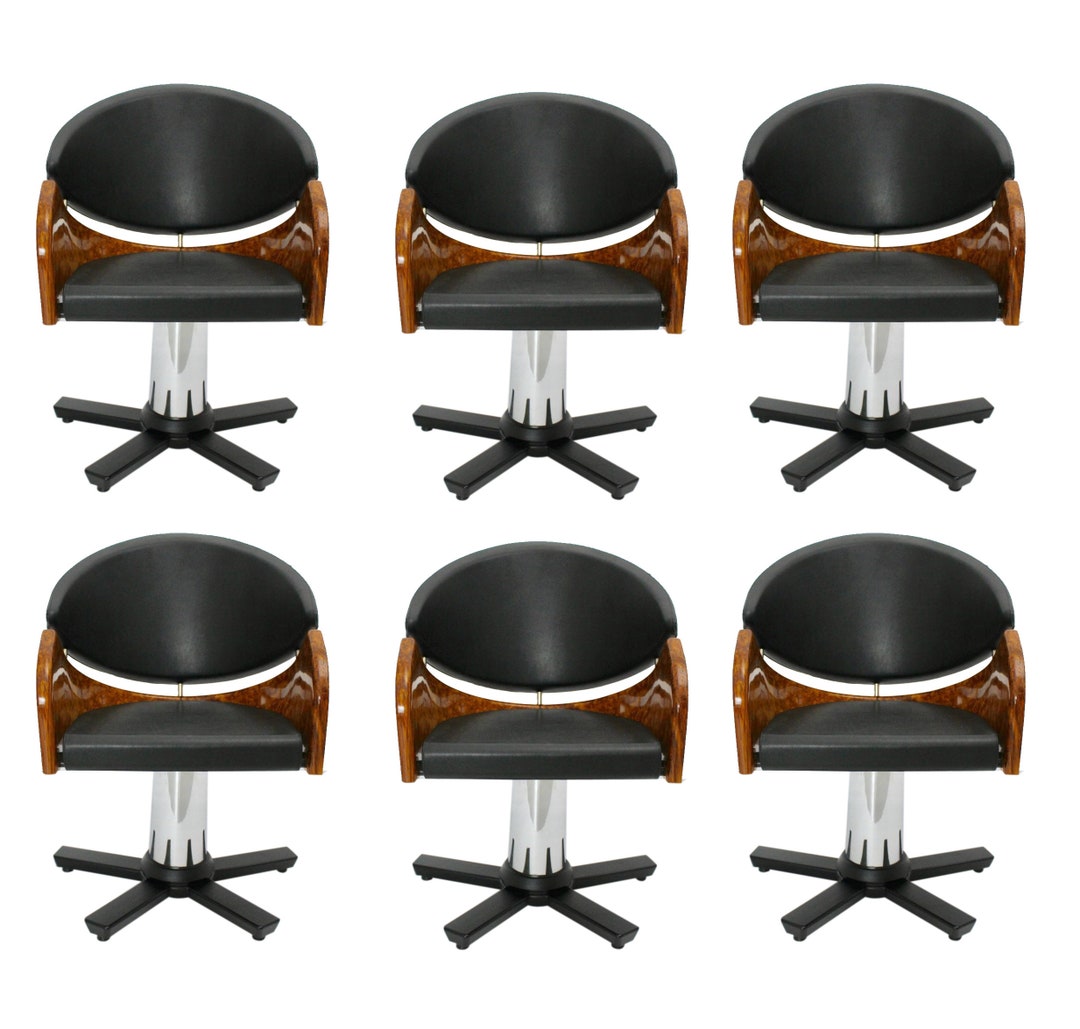 6 Office or Barber Armchairs From the 80s Vintage Möbel Set - Etsy