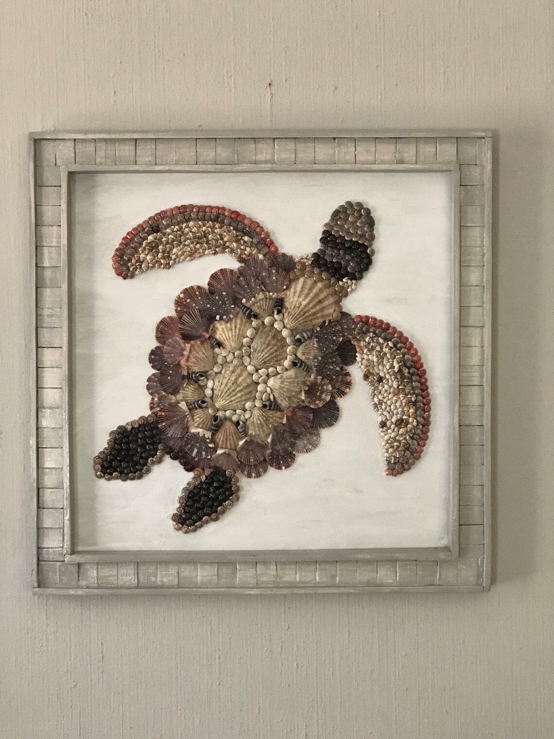 Sea Turtle Shell Art Mosaic - Etsy