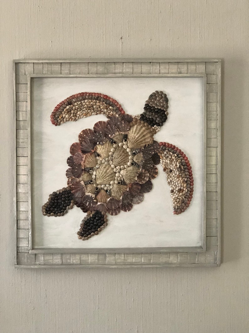 Sea Turtle Shell Art Mosaic - Etsy