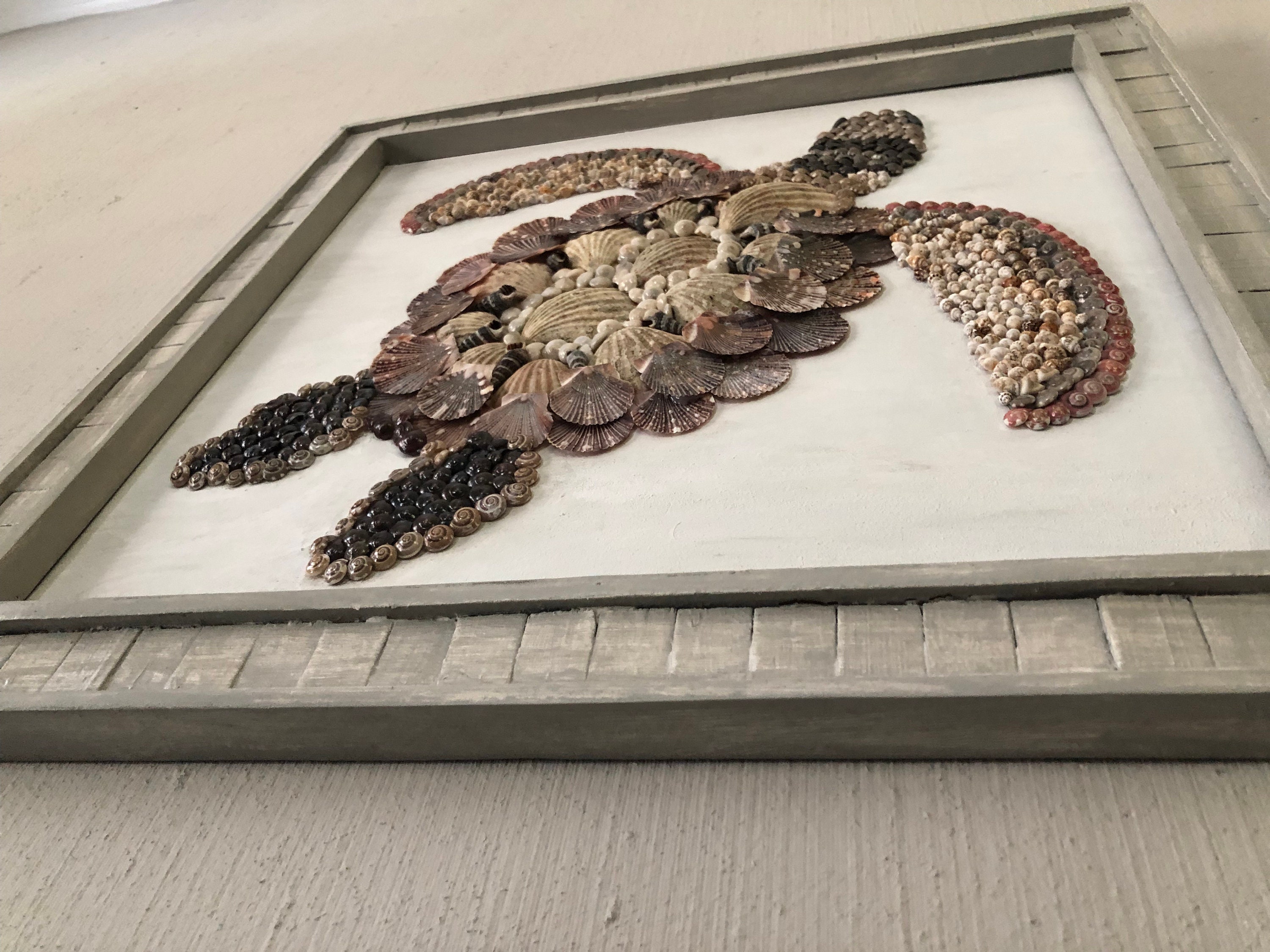 Sea Turtle Shell Art Mosaic - Etsy