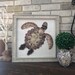 Sea Turtle Shell Art Mosaic - Etsy
