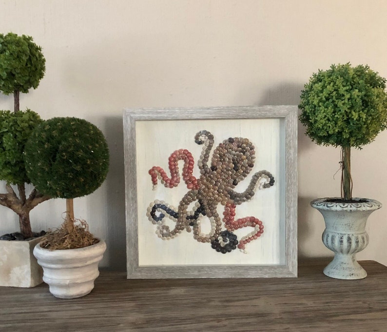 Octopus Shell Art Mosaic - Etsy