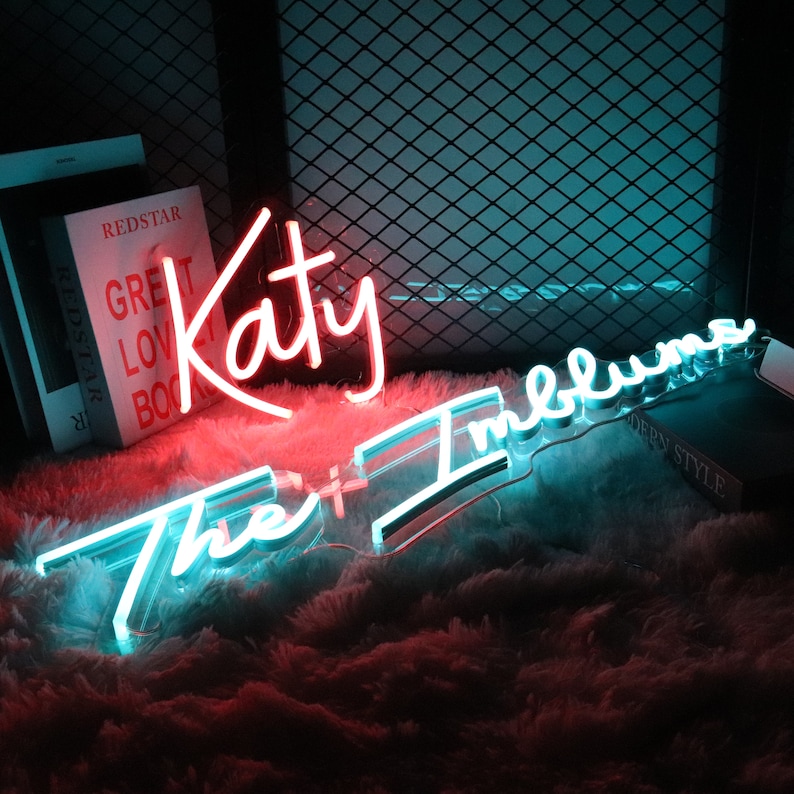 Custom Name LED Neon Sign Light | Neon Name Sign Art | Aesthetic Custom ...