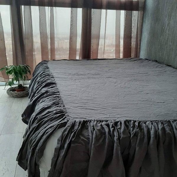 Split Corner Bed Skirt - Etsy