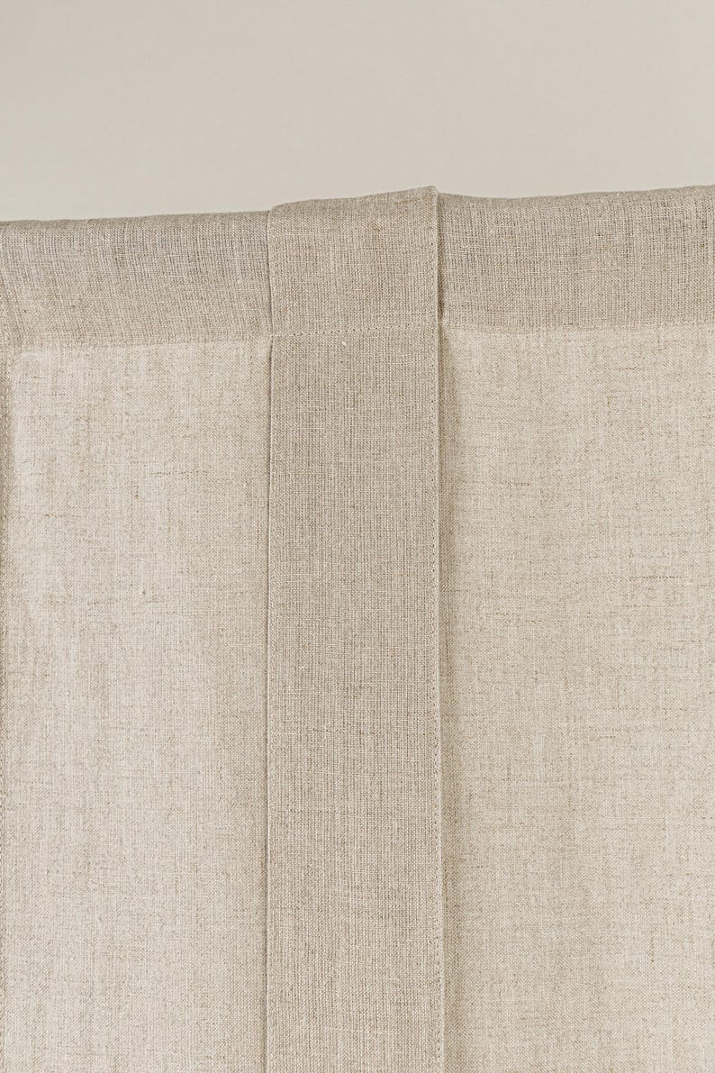 Linen Tie up Curtains in Various Sizes- Adjustable Length Window ...