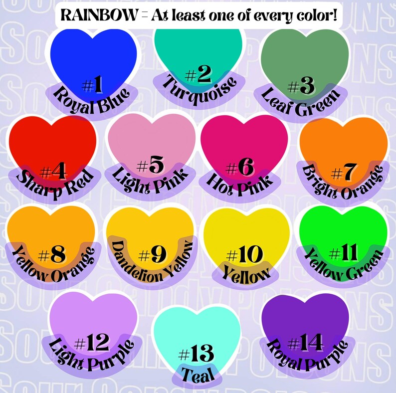 20 Sticker Pack: Poly Quote Heart Stickers Poly Stickers - Etsy