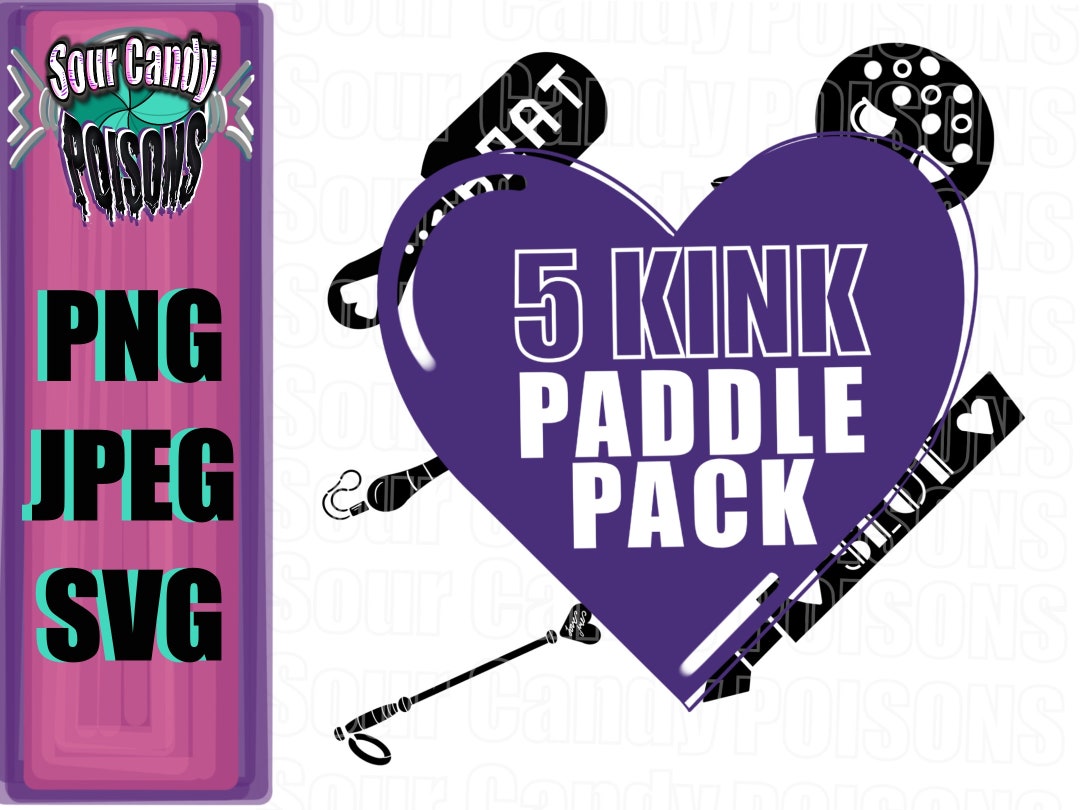 Digital Download: Kink/bdsm Paddles, Icons, Clipart, Hand Drawn, Pack ...
