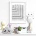 Multiplication Chart, Minimalist Educational Math Poster, Homeschool ...